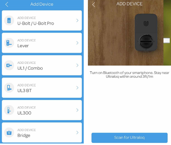 Ultraloq Products App Mode Programming Guide – U-tec Support