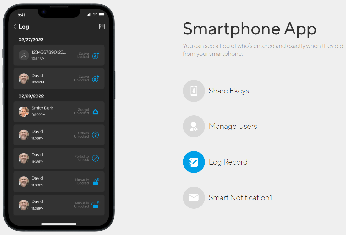 How many Logs can I view in the U home App? – U-tec Support