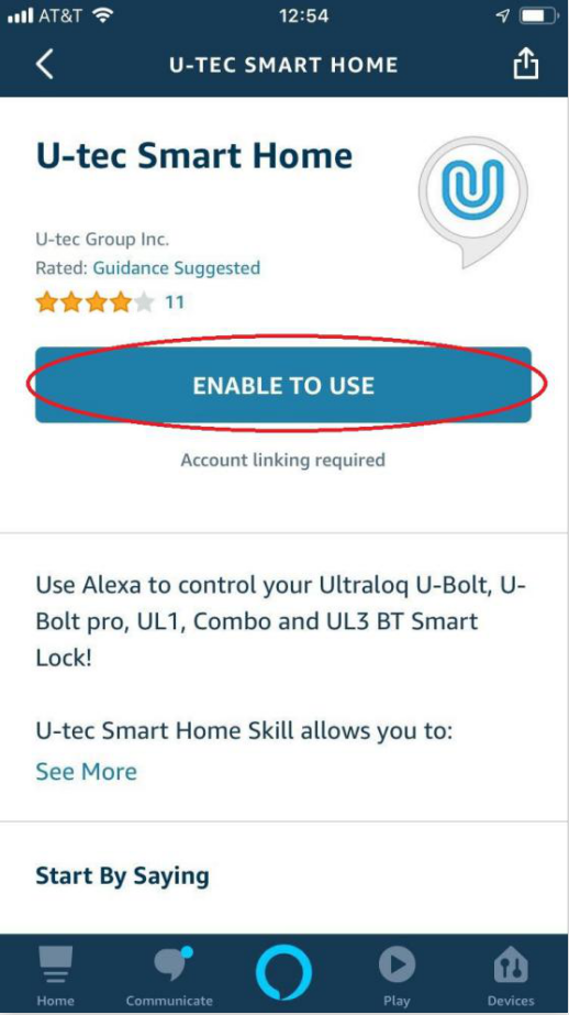 How to Set Up Alexa with Ultraloq? – U-tec Support