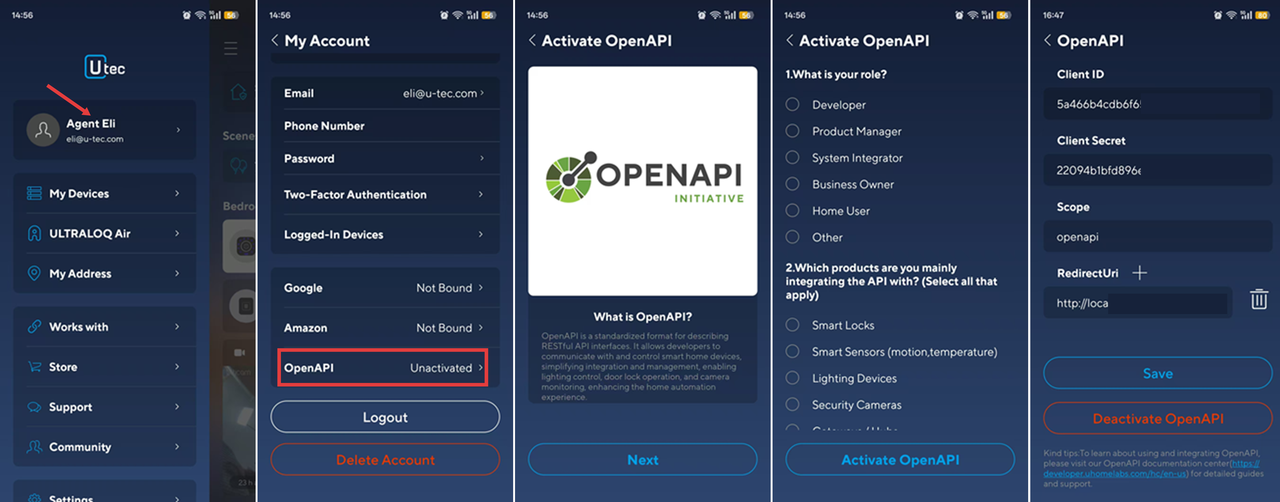 U home OpenAPI – U-tec Support